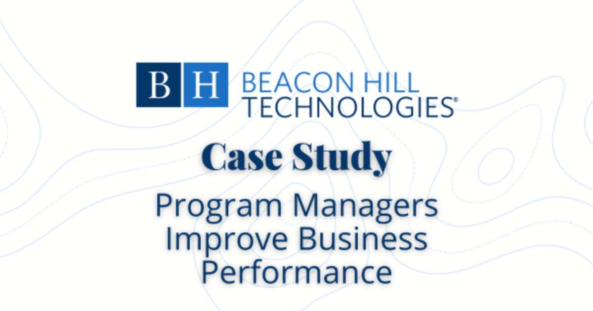 Case Study: Program Manager Improve Business… | Beacon Hill